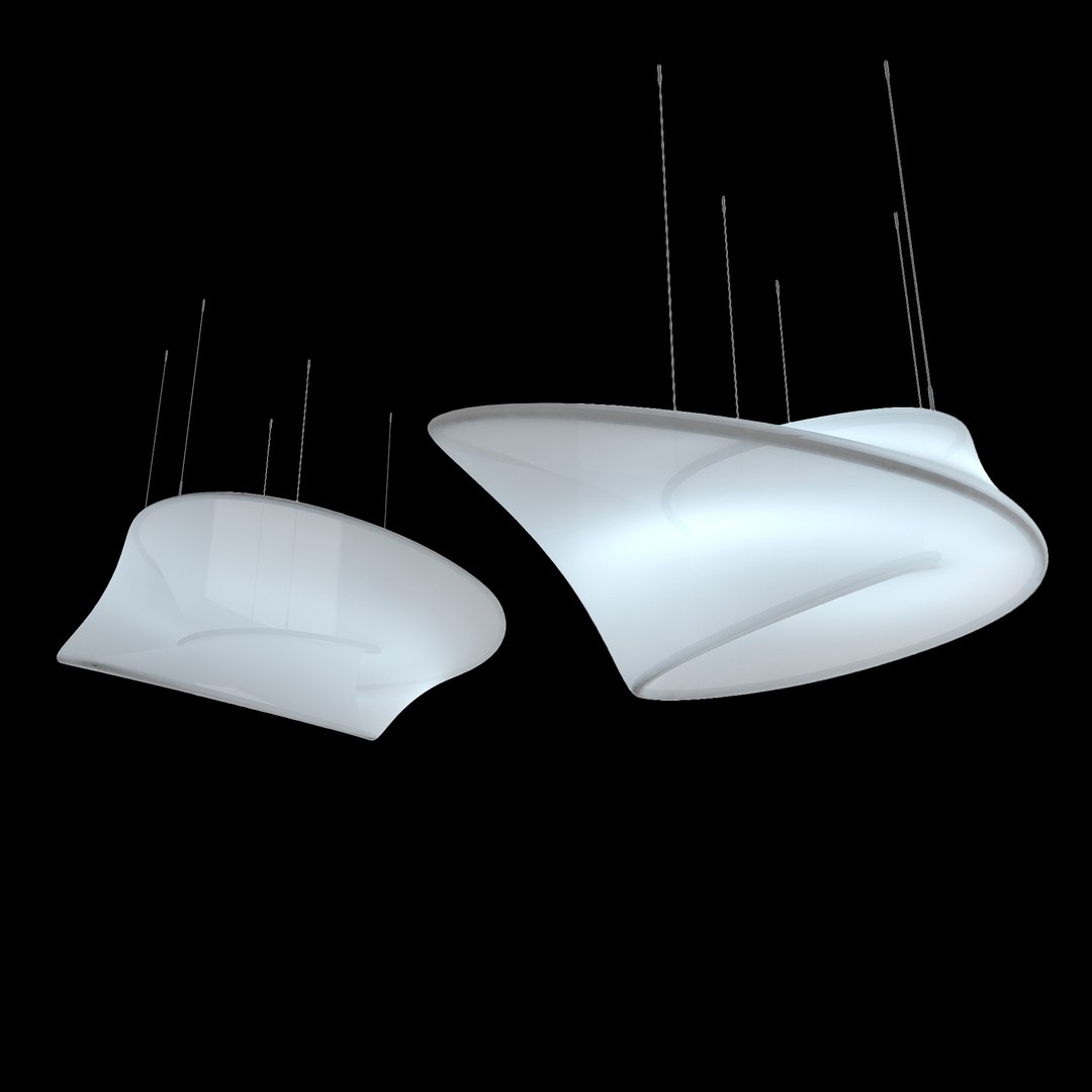 pendant light barrisol ross lovegrove 3d model