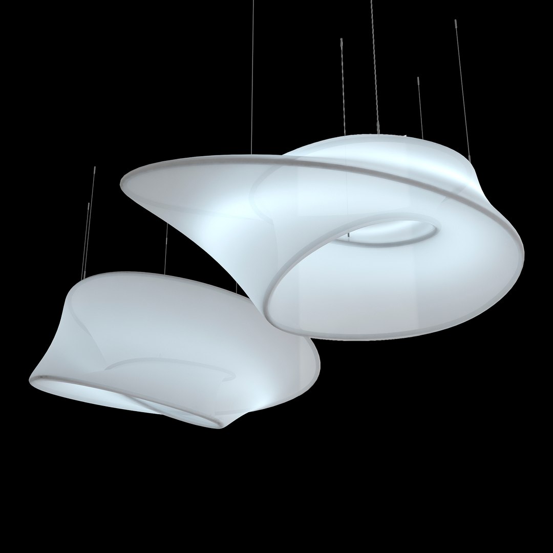 pendant light barrisol ross lovegrove 3d model