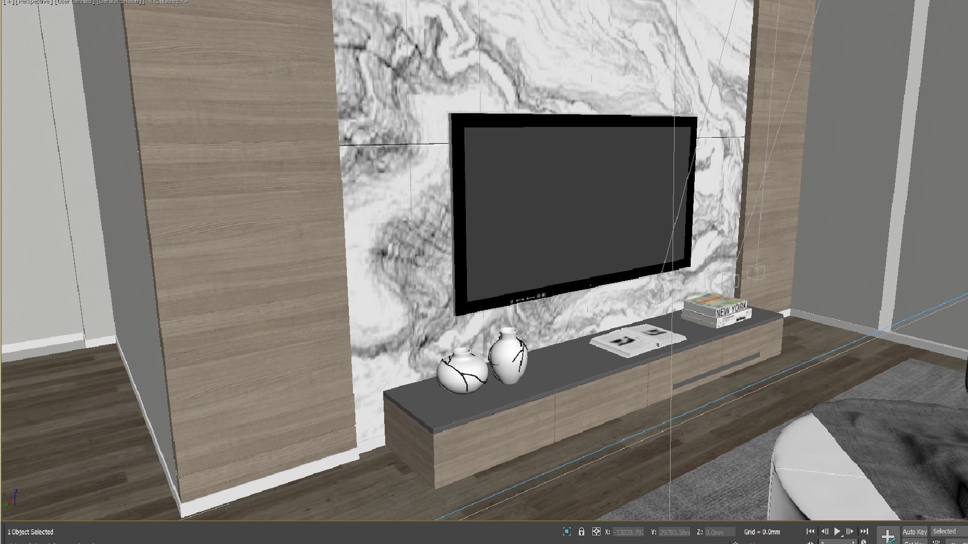 Modern Gray Living Room 3D Model - TurboSquid 2024712