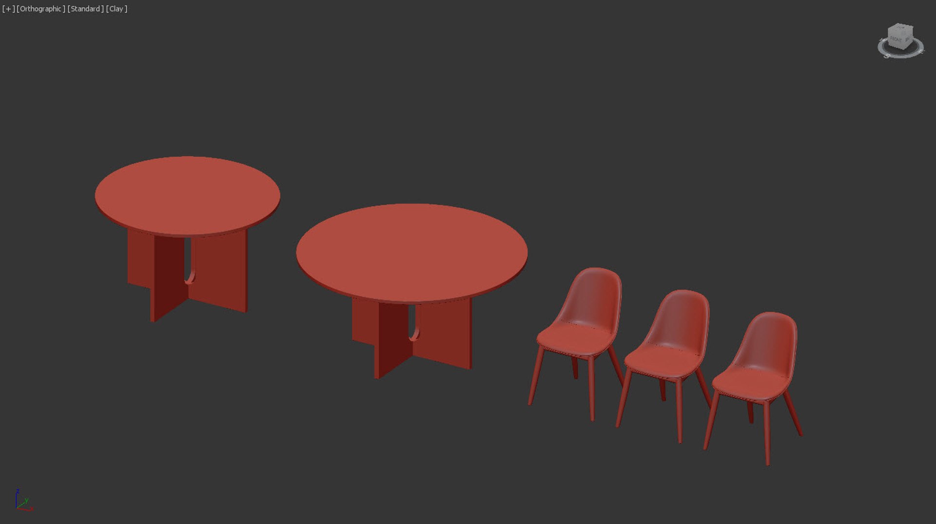 3D menu dinning set model - TurboSquid 1678962