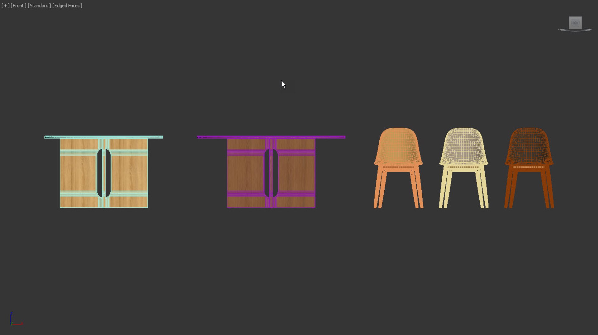 3D menu dinning set model - TurboSquid 1678962