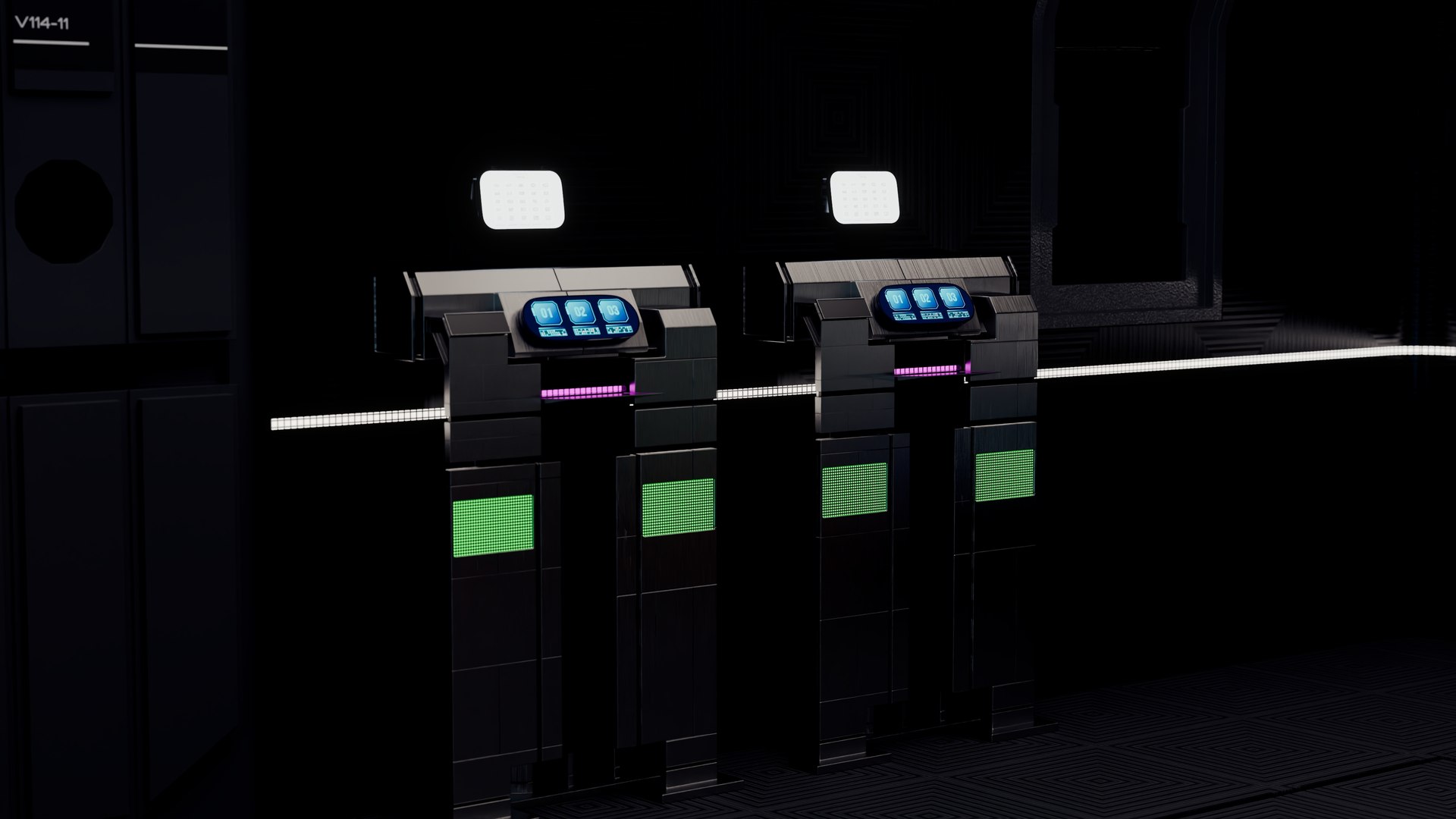 3D Space Ship Control Cockpit - TurboSquid 2412509