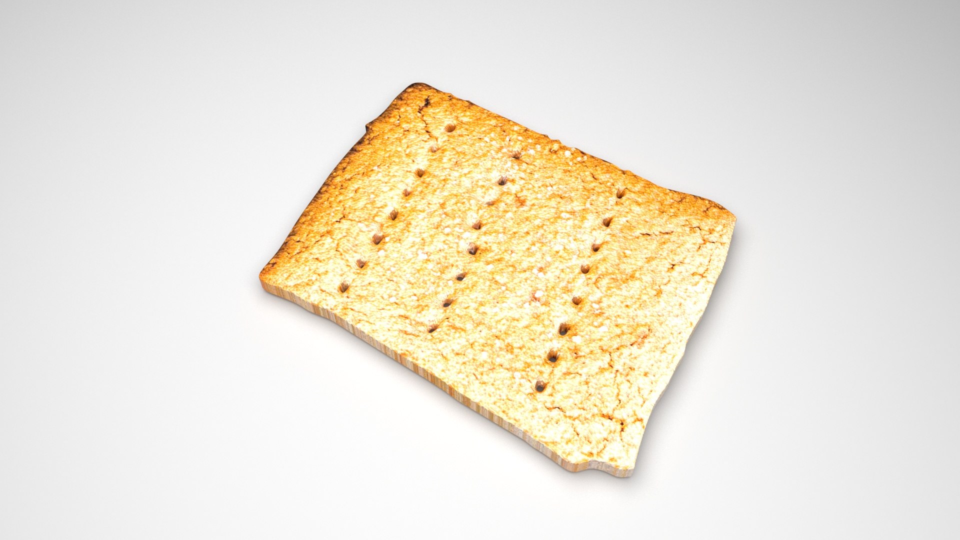 Gluten Free Graham Crackers 3D model - TurboSquid 1891800