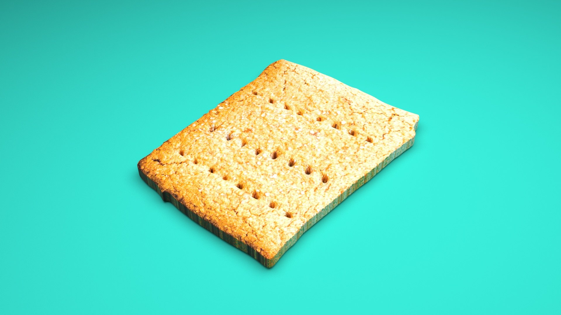 Gluten Free Graham Crackers 3D model - TurboSquid 1891800