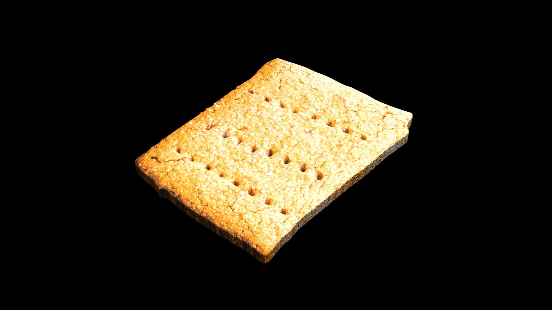 Gluten Free Graham Crackers 3D model - TurboSquid 1891800