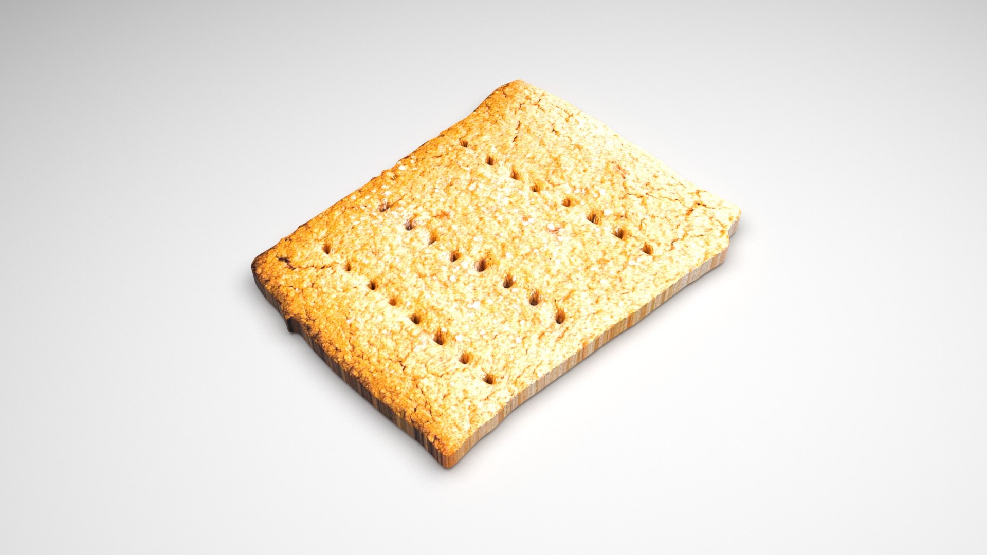 Gluten Free Graham Crackers 3D model - TurboSquid 1891800