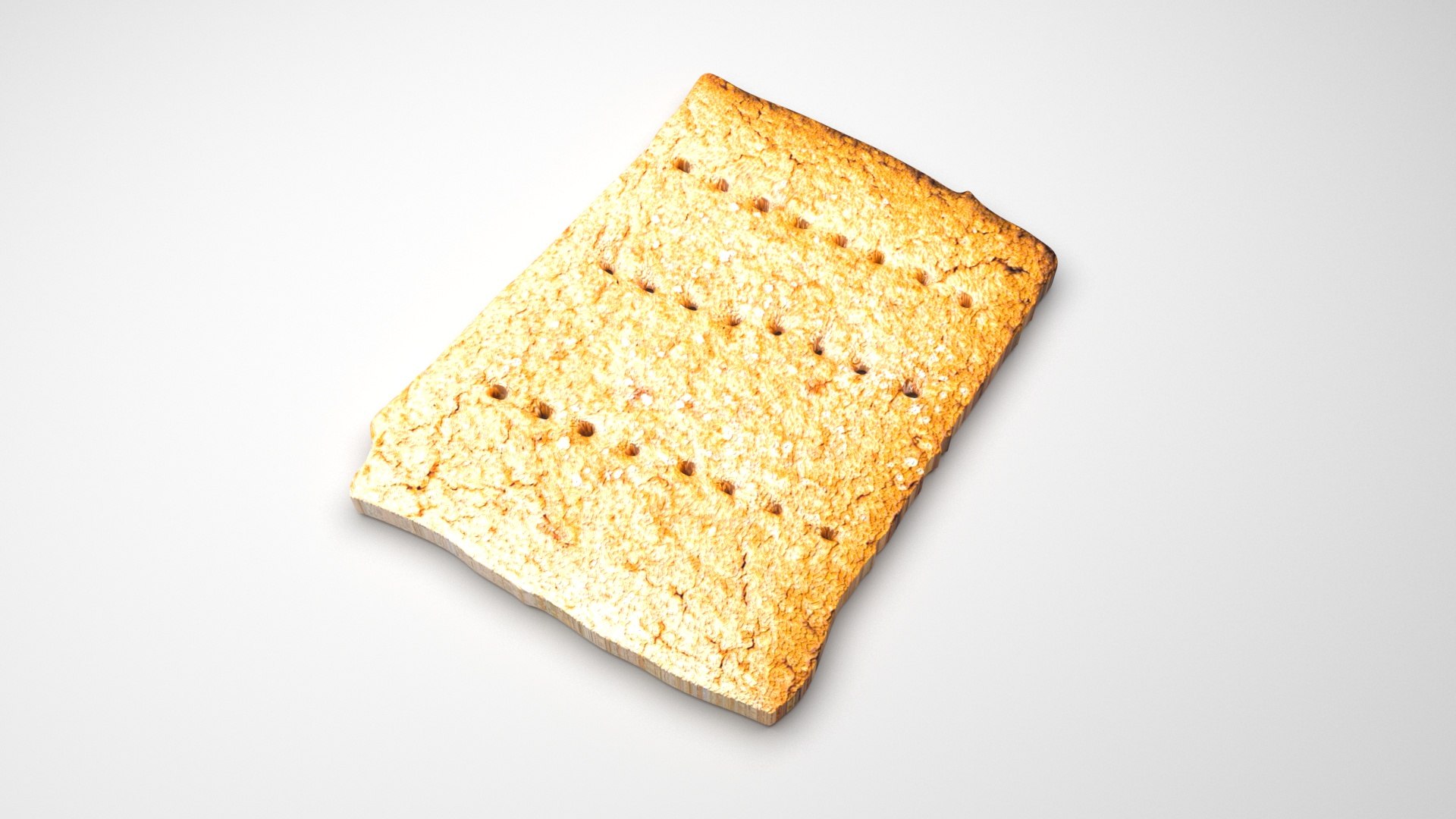 Gluten Free Graham Crackers 3D model - TurboSquid 1891800
