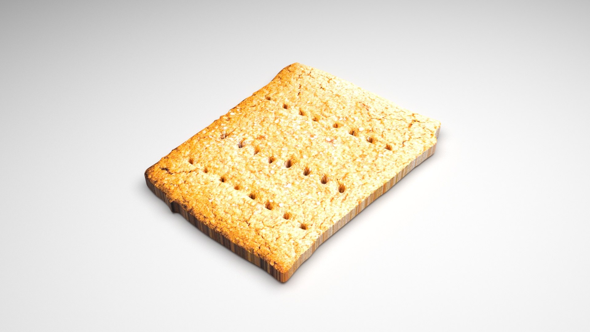Gluten Free Graham Crackers 3D model - TurboSquid 1891800