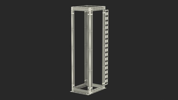Open Frame Server Rack 44U Empty 3D model - TurboSquid 1848972