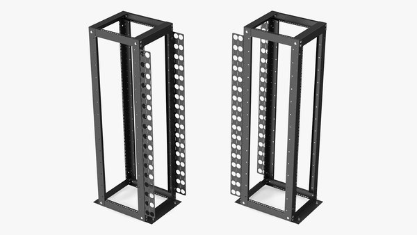Open Frame Server Rack 44U Empty 3D model - TurboSquid 1848972