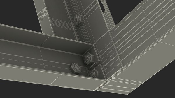 modelo 3d Bastidor de servidor de marco abierto 44U vacío - TurboSquid ...