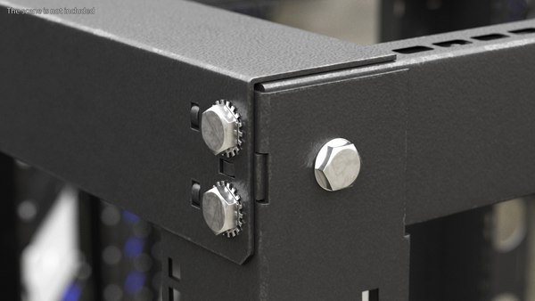 modelo 3d Bastidor de servidor de marco abierto 44U vacío - TurboSquid ...