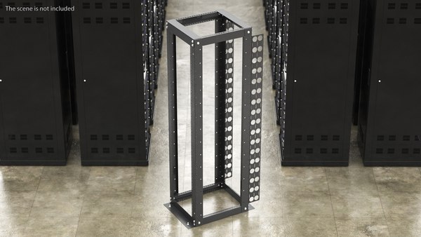 Open Frame Server Rack 44U Empty 3D model - TurboSquid 1848972