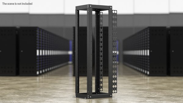 Open Frame Server Rack 44U Empty 3D model - TurboSquid 1848972