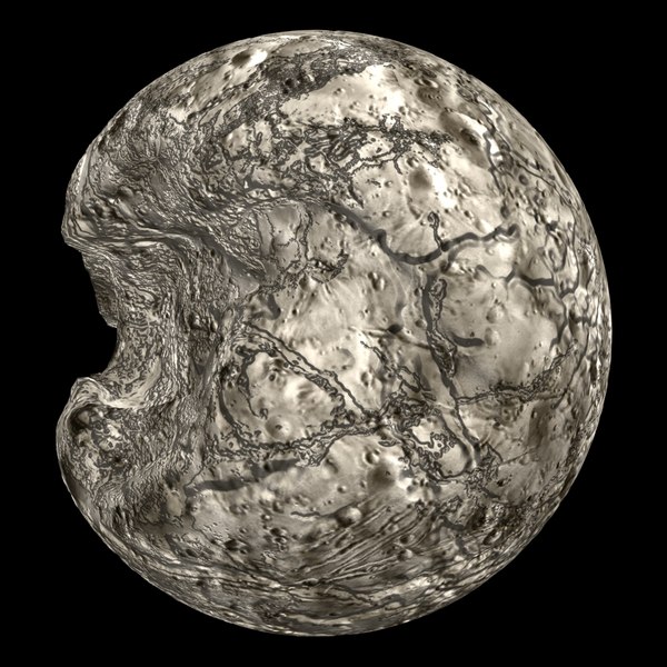 modelo 3d Colección de planetoides agrietados - TurboSquid 711799