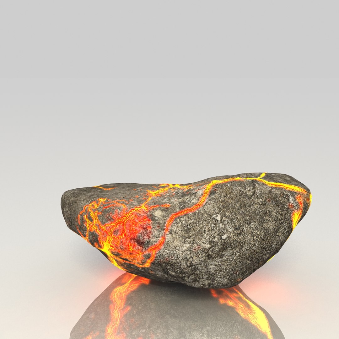 3d cracked planetoids model