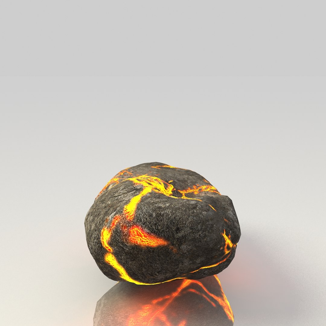 3d cracked planetoids model