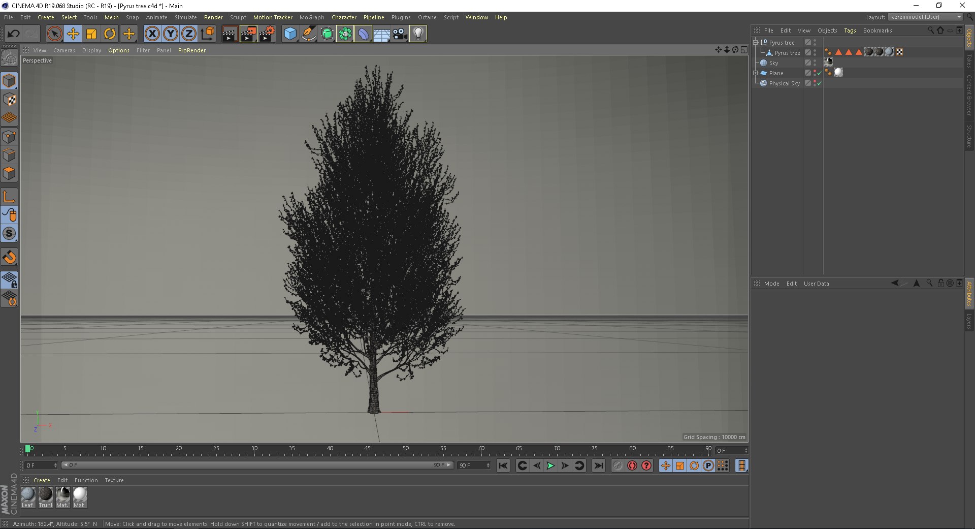 3D Pyrus Tree - TurboSquid 1401119