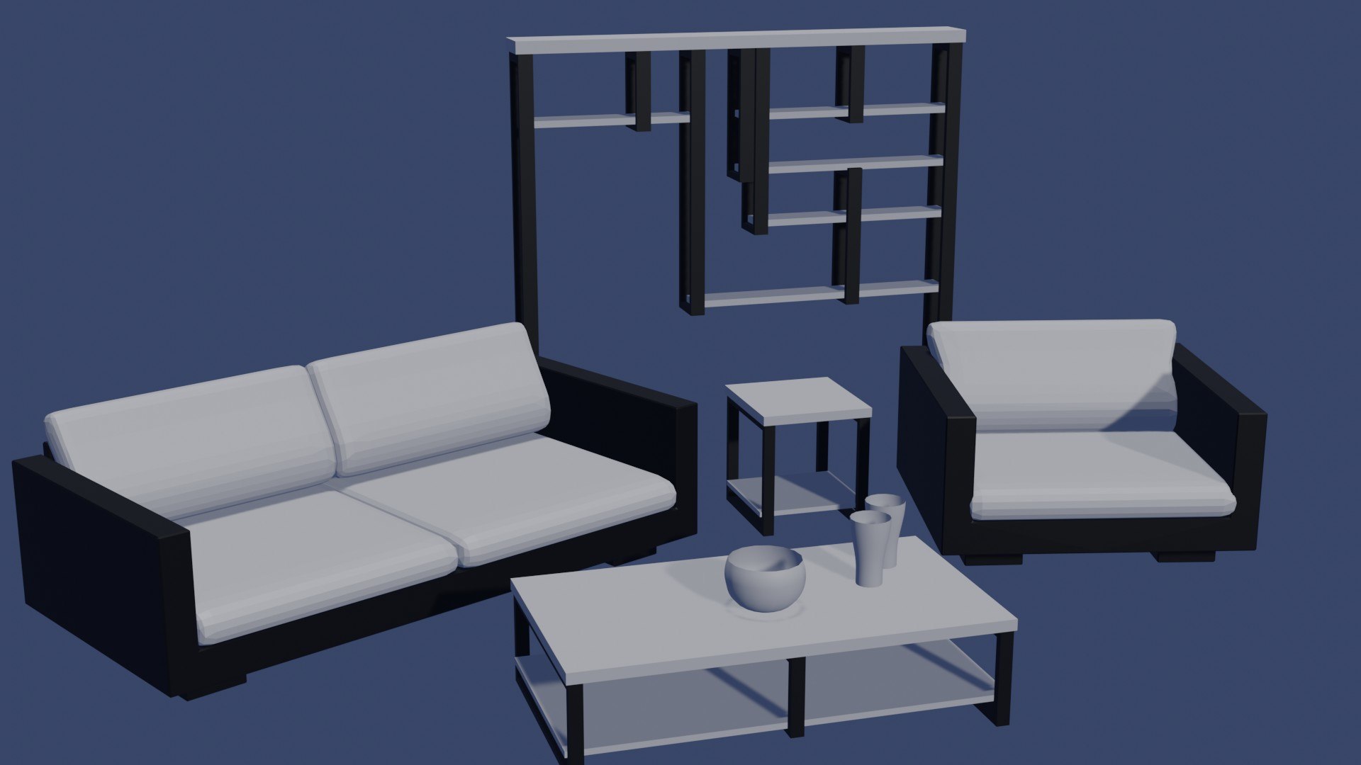 Low Poly Living Room Essentials Vol1 3D Model - TurboSquid 1917756
