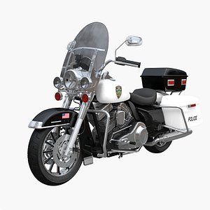 3D H-d Electra-glide Police Model - TurboSquid 1467646