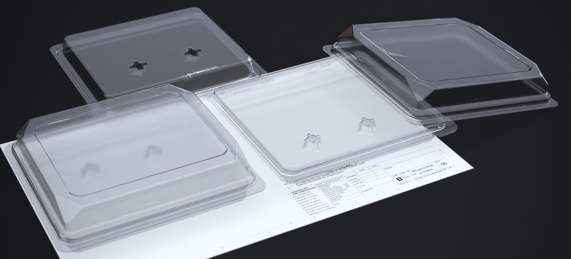 3D PETE 3-2 BIN FOOD PACKAGE 2024 Model - TurboSquid 2294021