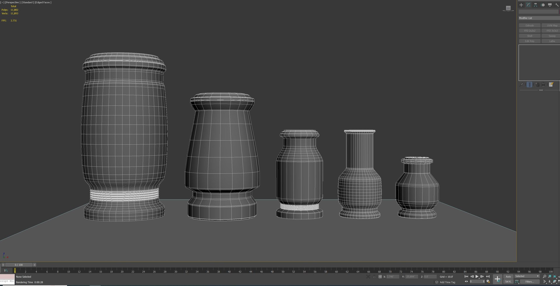 Classic Decorative Pots 3D Model - TurboSquid 2170756