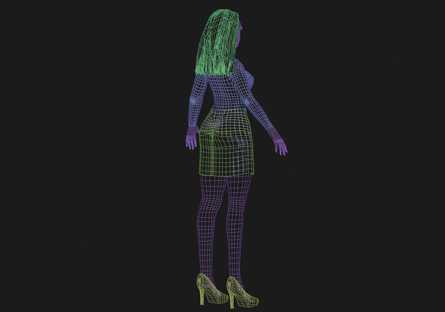 3D Pretty Black Woman V29059 - TurboSquid 2260398