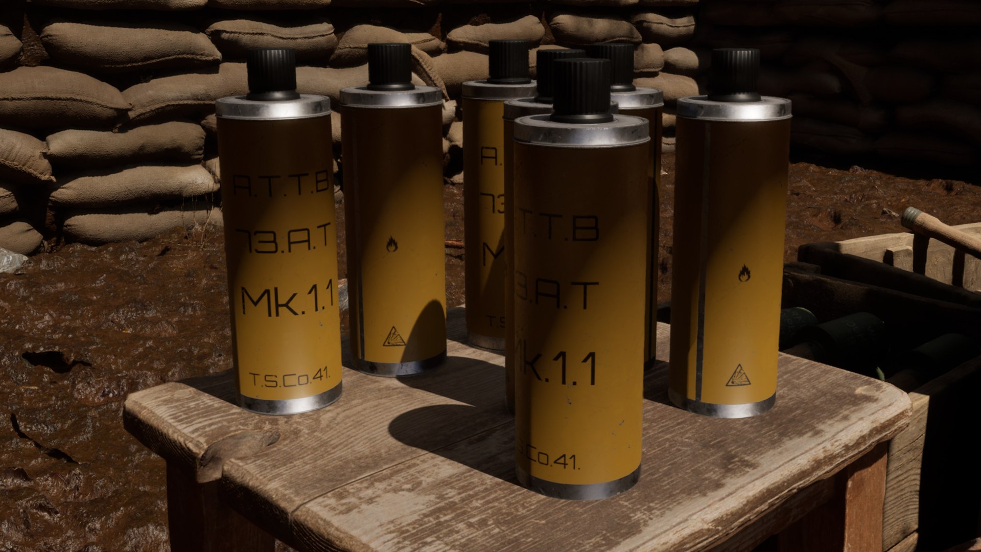 British WW2 Explosives Pack 3D Model - TurboSquid 2352683