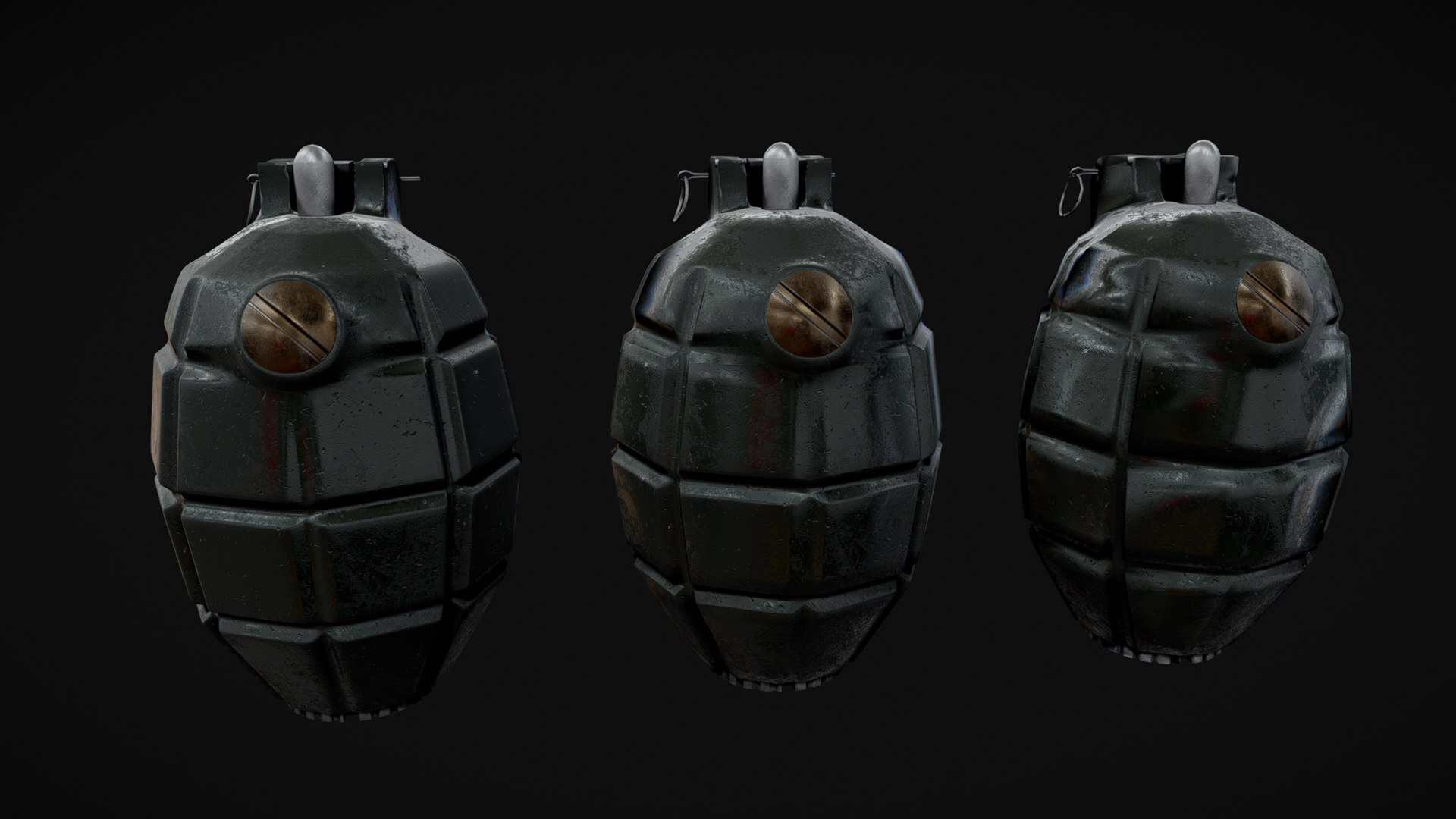 British WW2 Explosives Pack 3D Model - TurboSquid 2352683