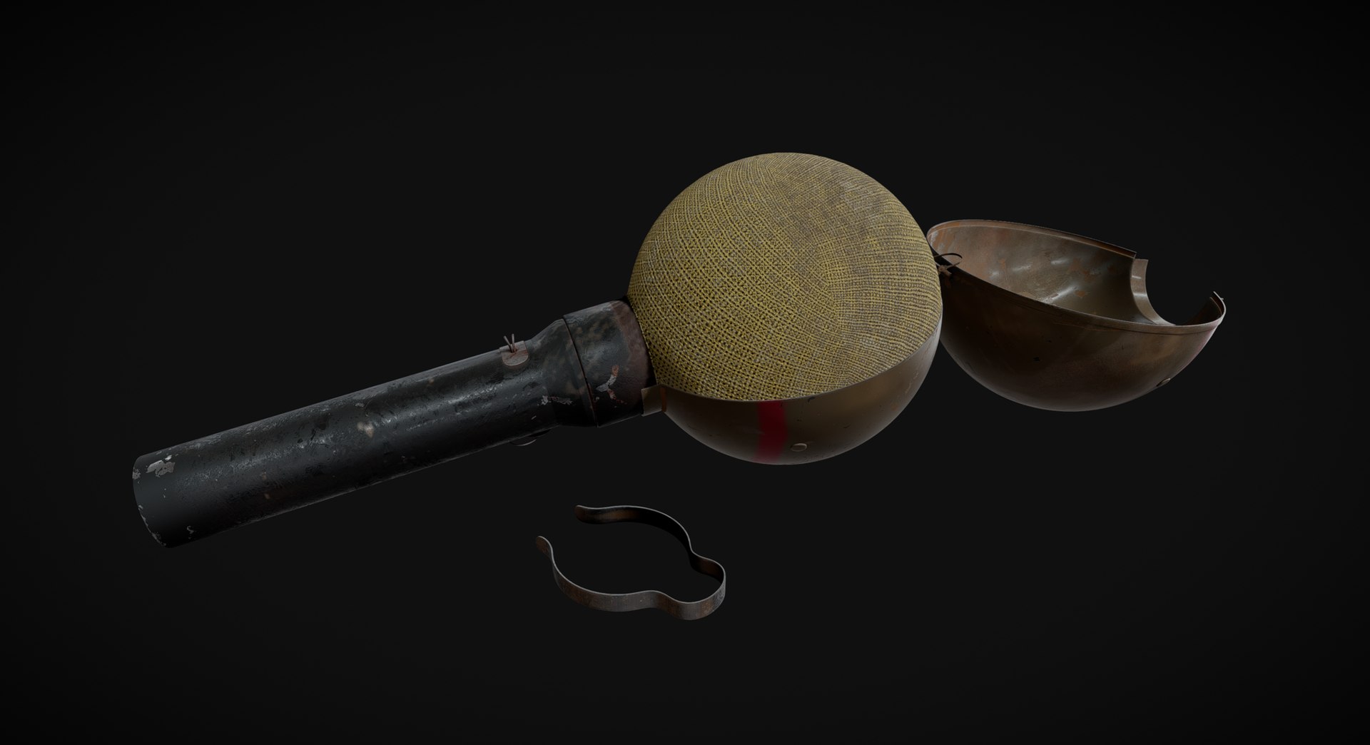 British WW2 Explosives Pack 3D Model - TurboSquid 2352683