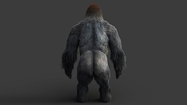 modelo 3d GORILLA RIG XGEN-CORE - TurboSquid 1660418