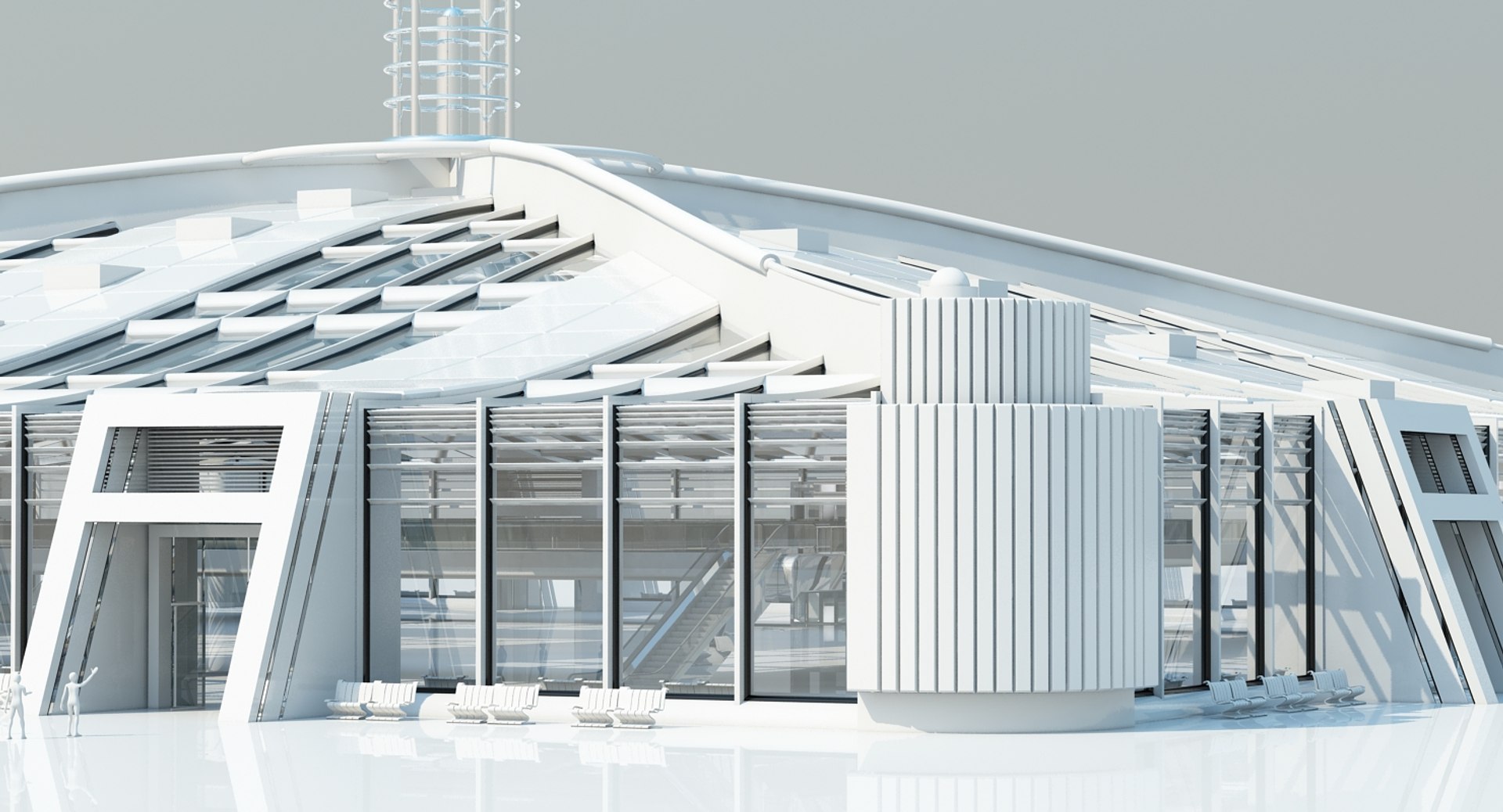 Max Large Architectural Structure 2