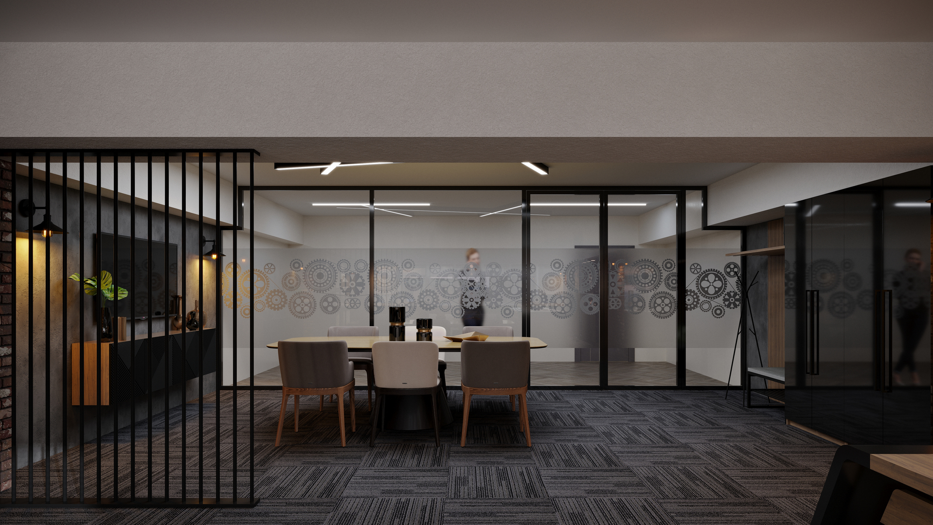 3D Office interior design - TurboSquid 1878062