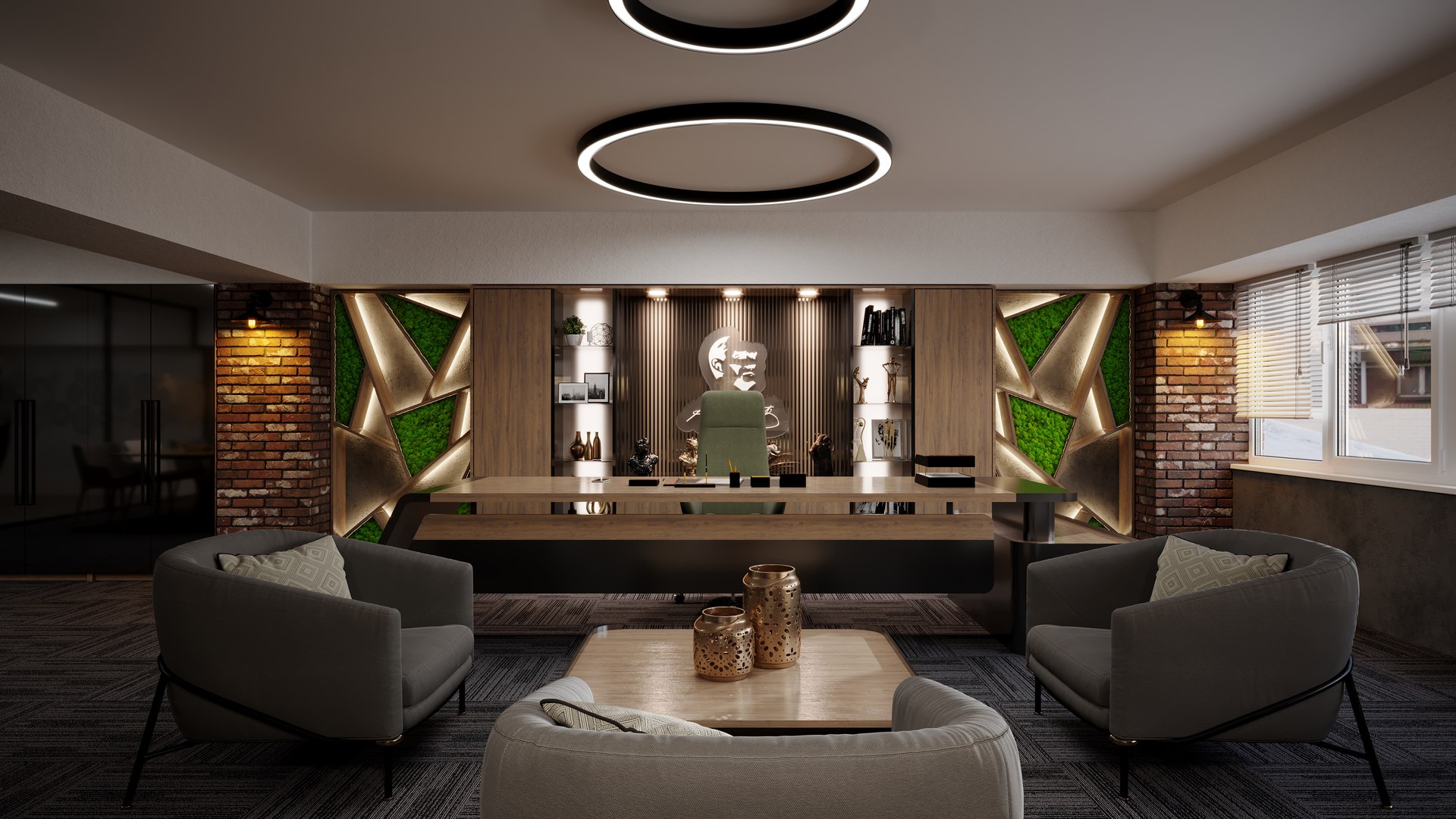 3D Office interior design - TurboSquid 1878062