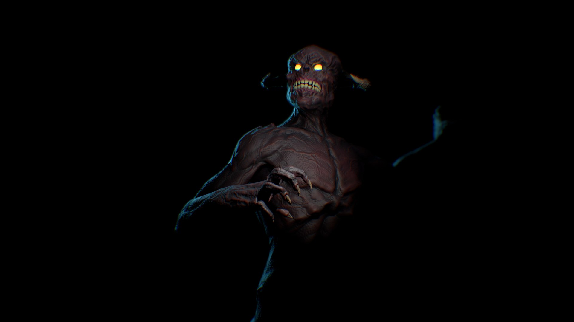 3D Demon Screamer Model - TurboSquid 1772623