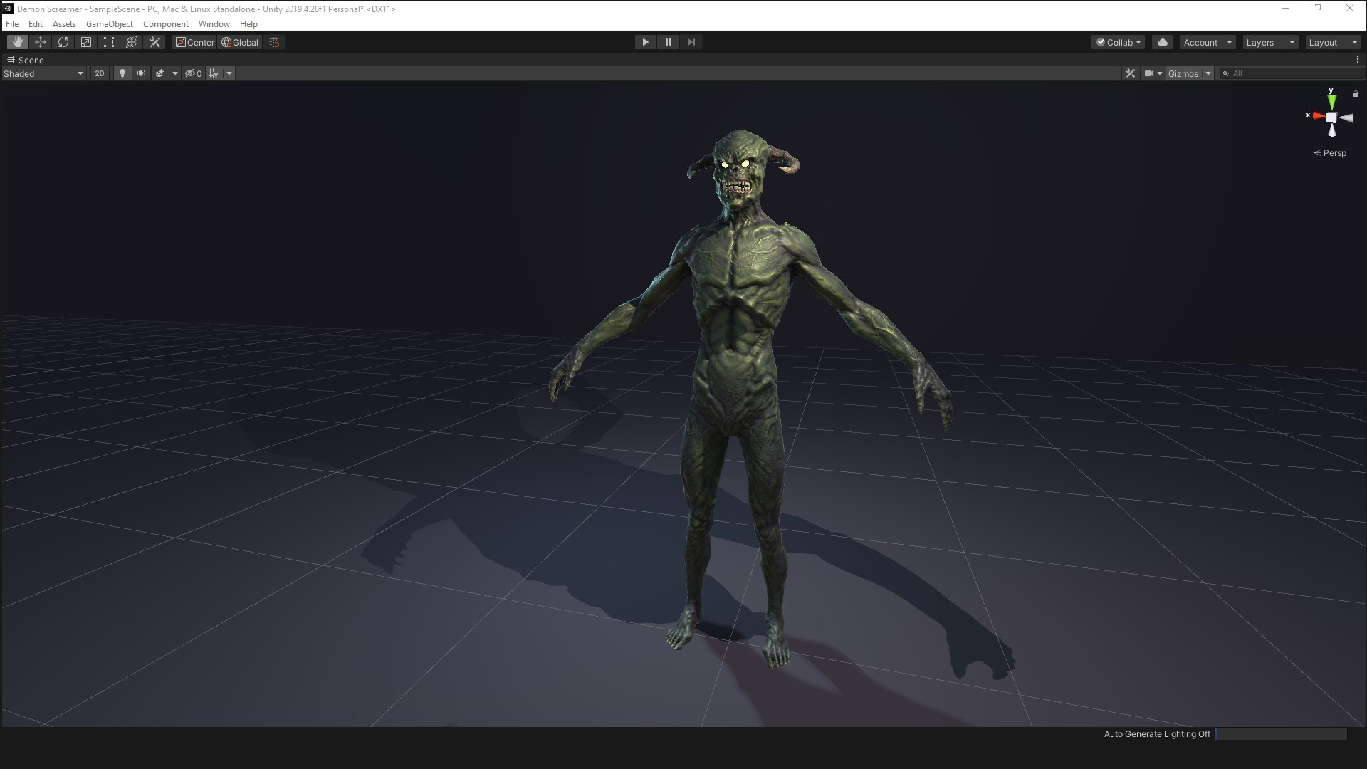 3D Demon Screamer Model - TurboSquid 1772623