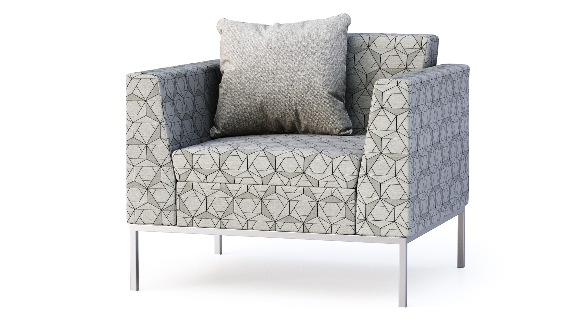 HBF Morgan Lounge Chair 3D Model - TurboSquid 2023050