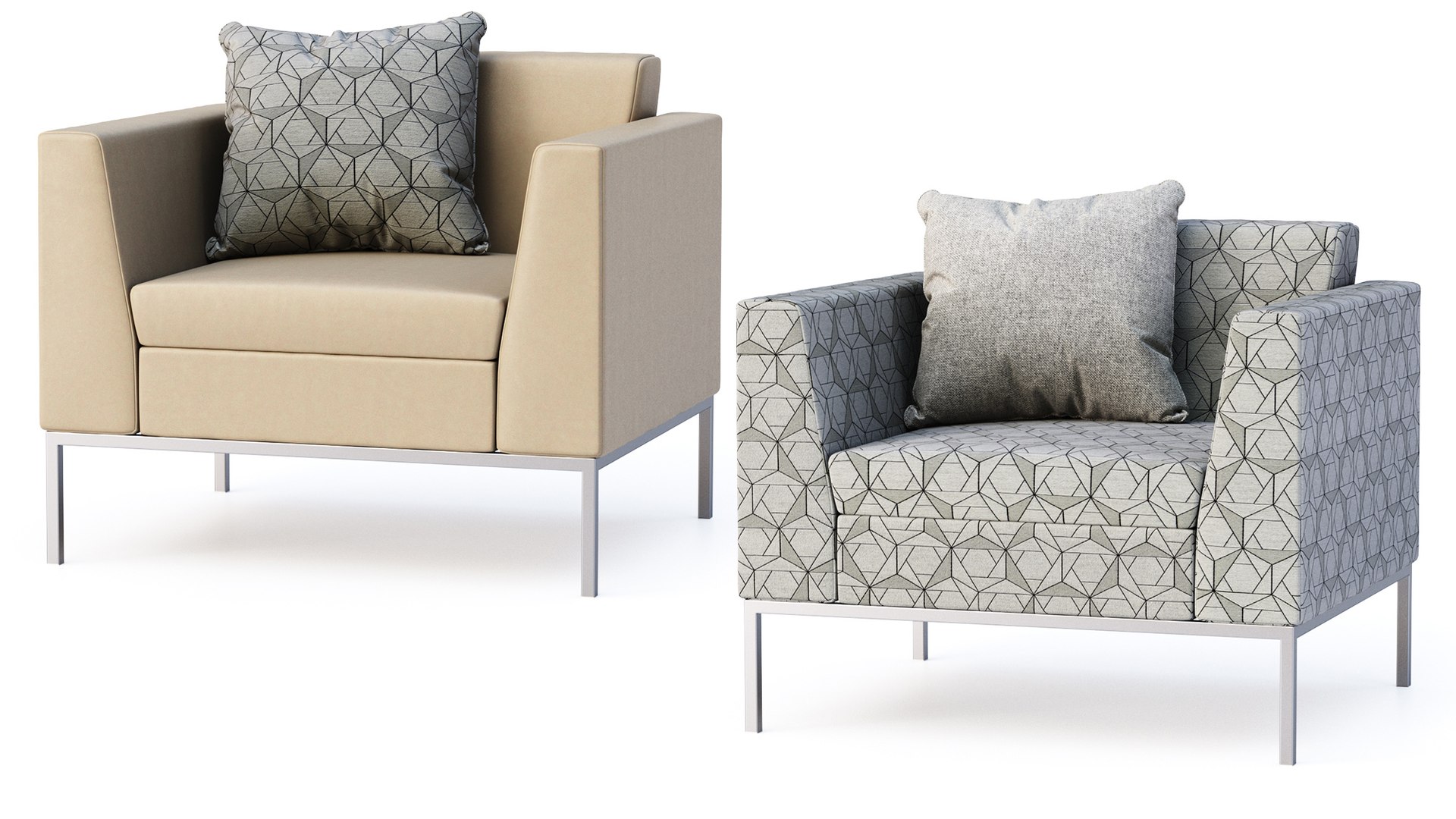 HBF Morgan Lounge Chair 3D Model - TurboSquid 2023050