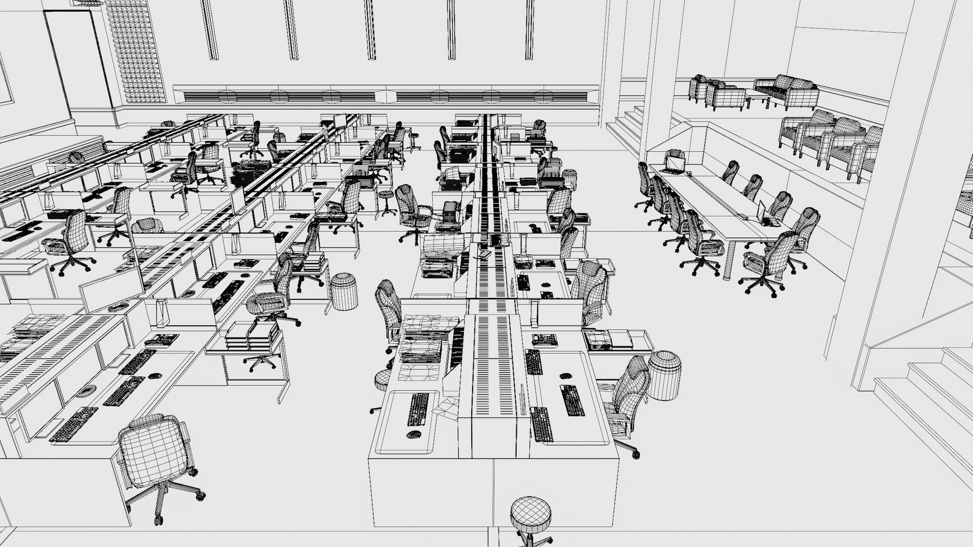 Mission Control Center-Low-Poly 3D Model - TurboSquid 2099322