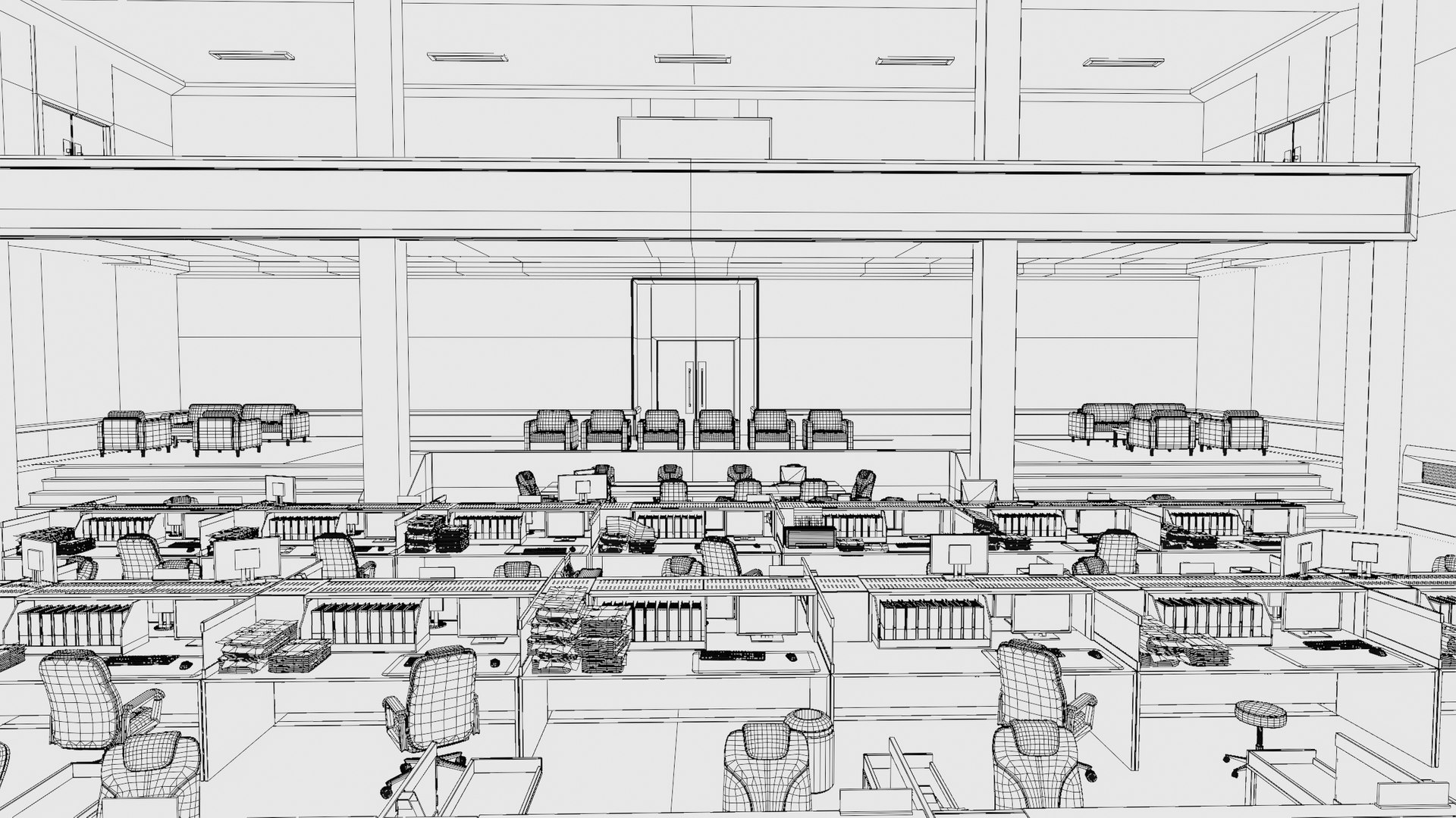 Mission Control Center-Low-Poly 3D Model - TurboSquid 2099322