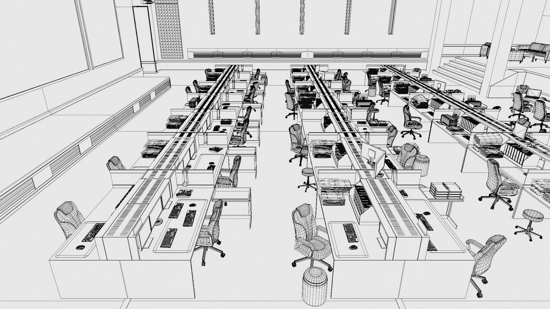 Mission Control Center-Low-Poly 3D Model - TurboSquid 2099322