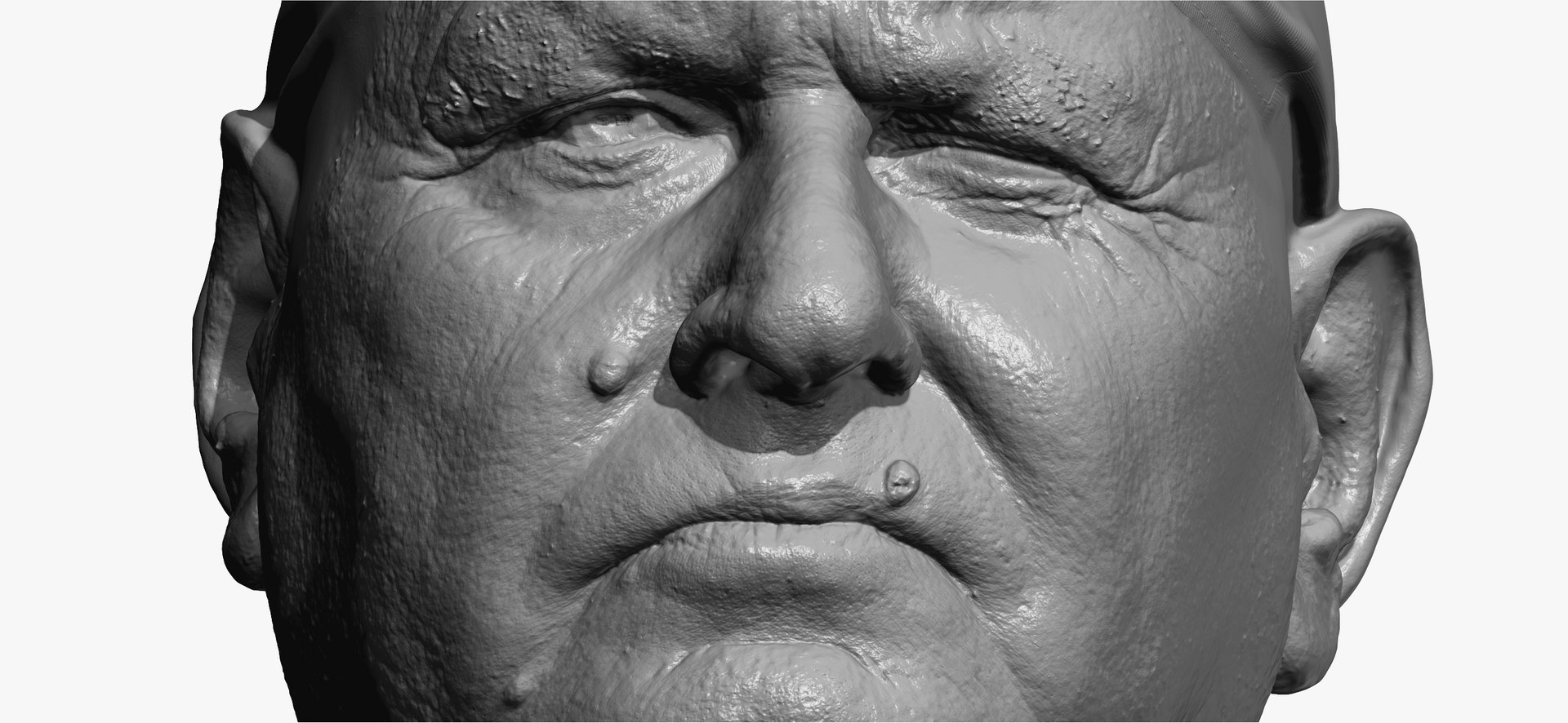 3D Homer Human Head Wink Left AU46 RAW Scan - TurboSquid 1737471