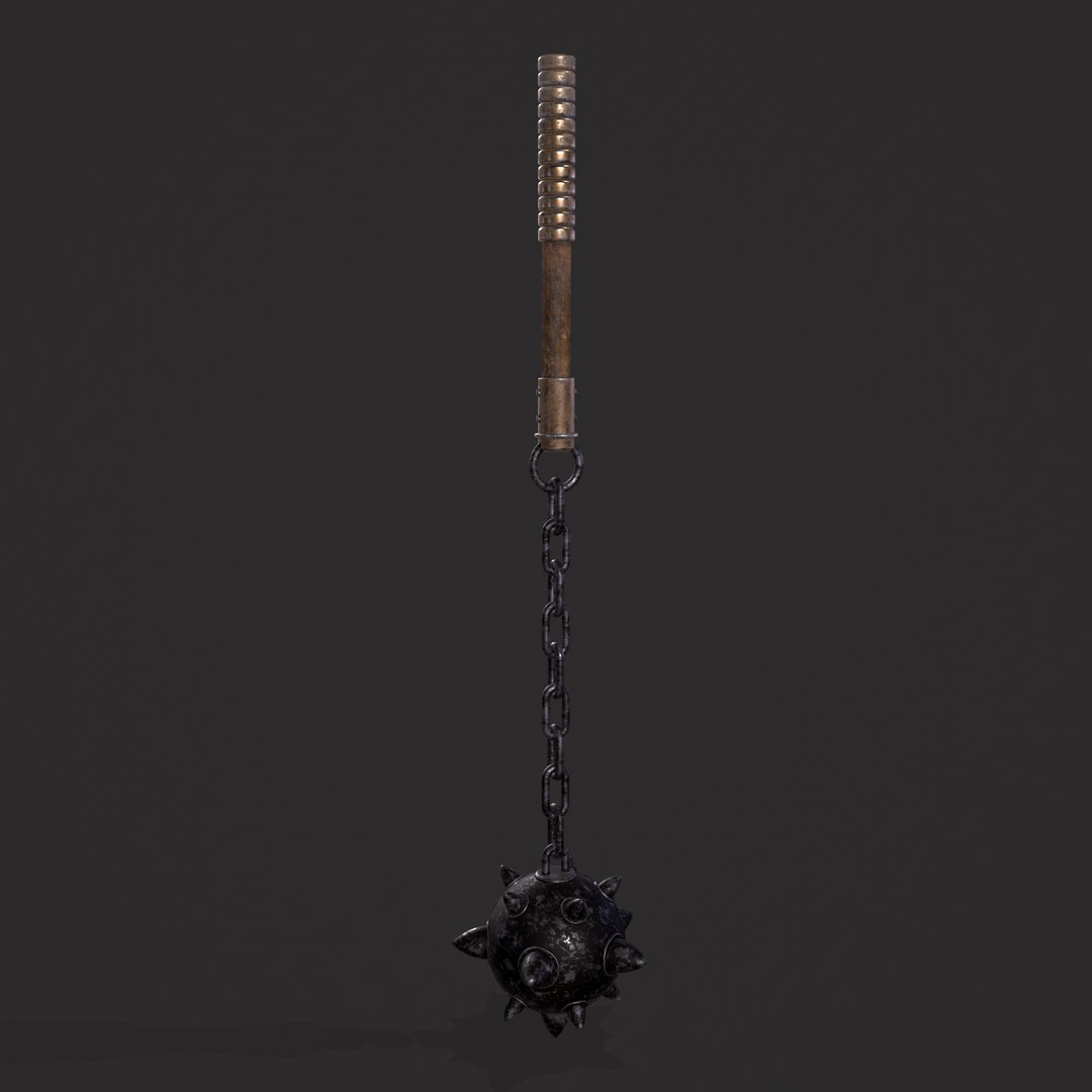 3D Medieval Flail - TurboSquid 1836087