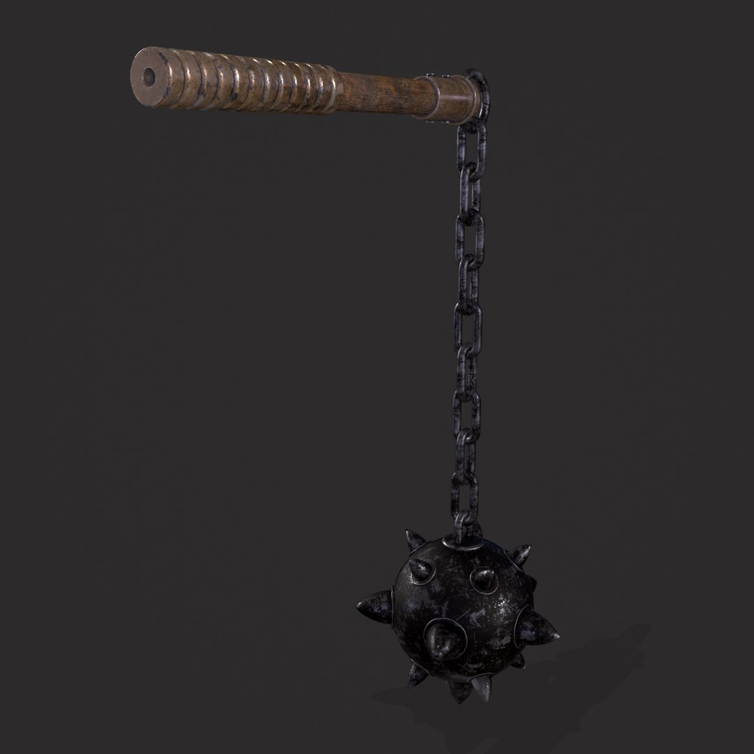 3D Medieval Flail - TurboSquid 1836087