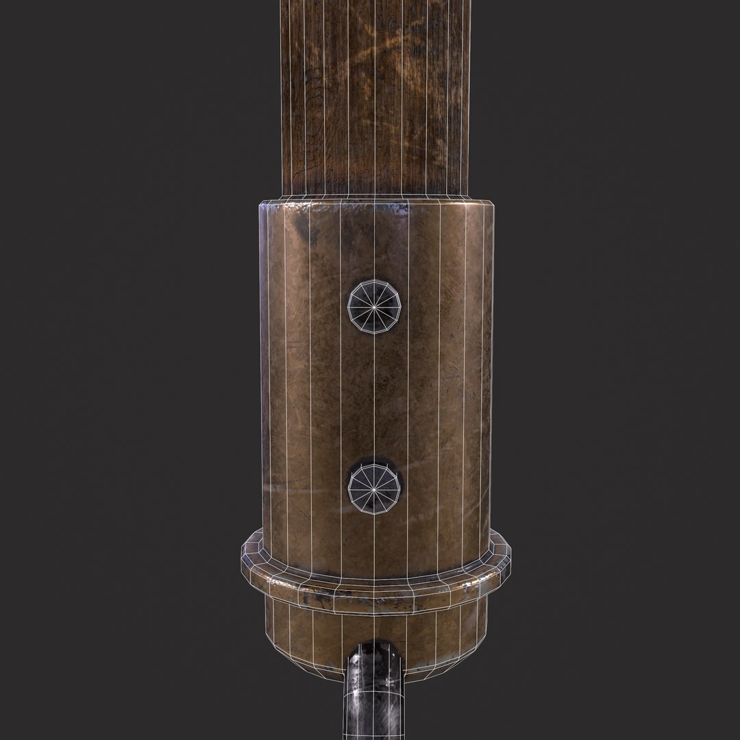 3D Medieval Flail - TurboSquid 1836087