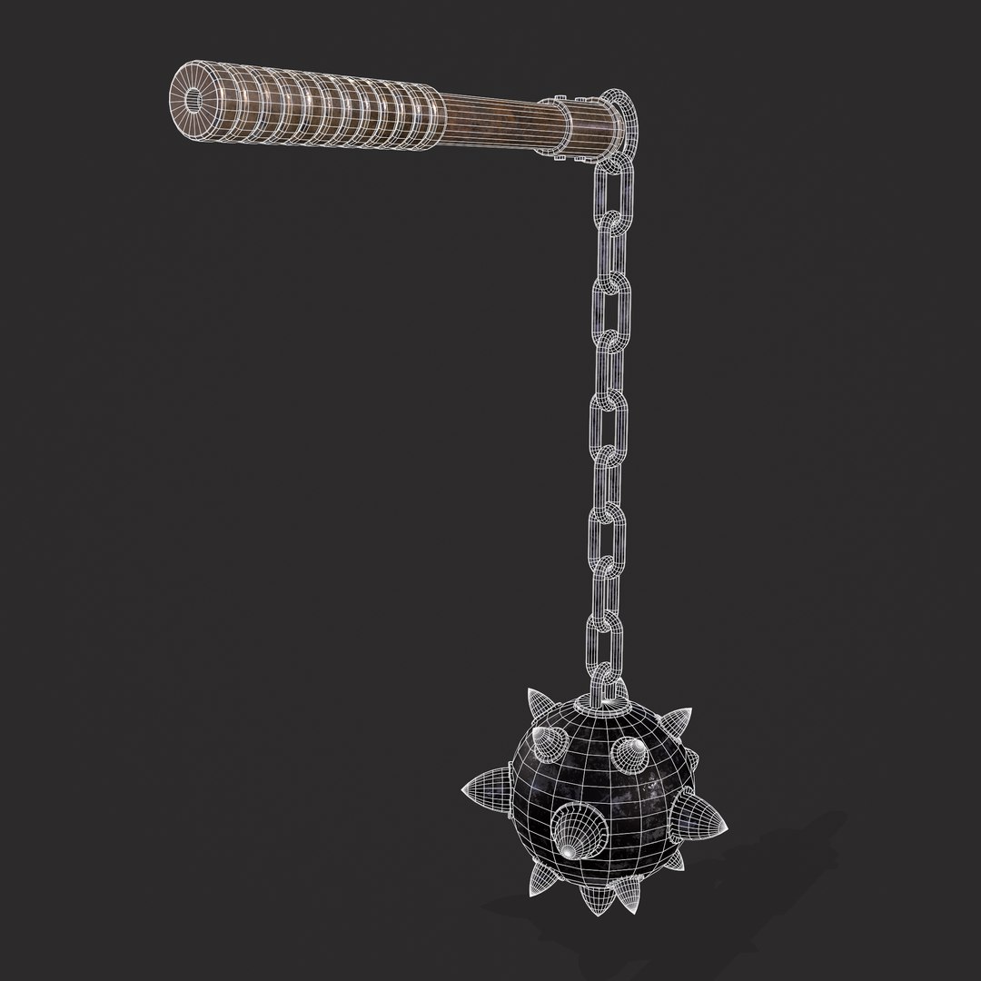 3D Medieval Flail - TurboSquid 1836087
