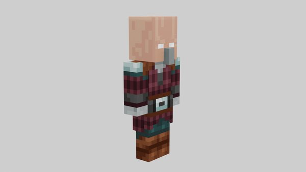 modelo 3d Minecraft Pillager - TurboSquid 2053415