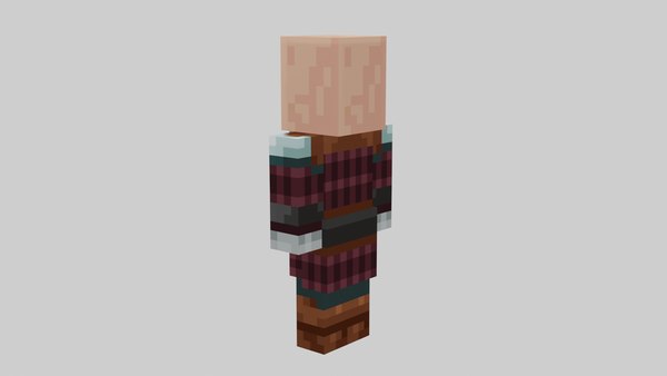 modelo 3d Minecraft Pillager - TurboSquid 2053415