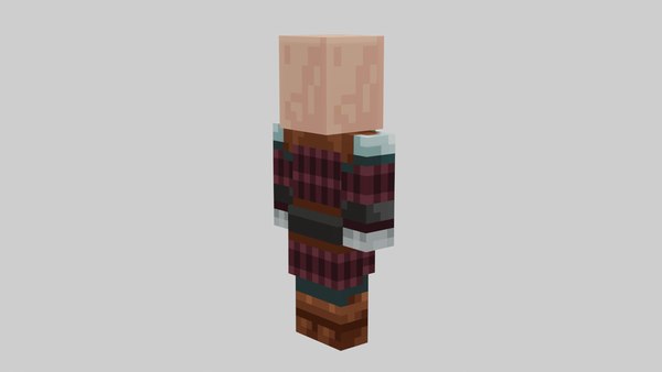 modelo 3d Minecraft Pillager - TurboSquid 2053415