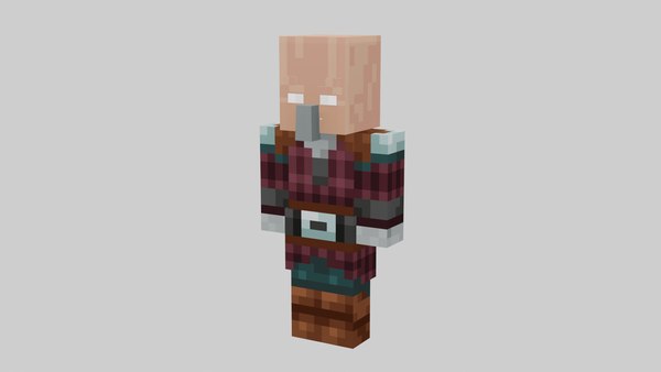 modelo 3d Minecraft Pillager - TurboSquid 2053415